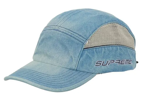 Supreme Side Mesh Piping Camp Cap