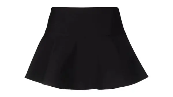 Valentino Garavani Garavani Flaredeffect Mini Skirt - Black