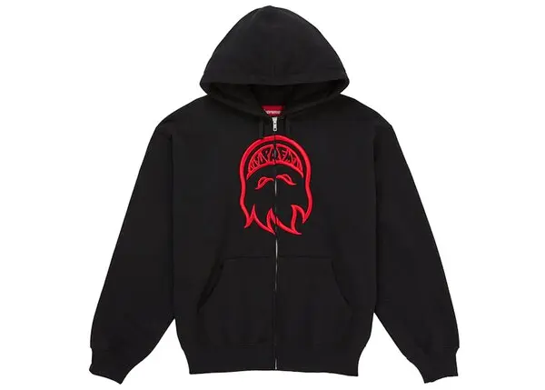 Supreme Spitfire Zipup Hooded Sweatshirt