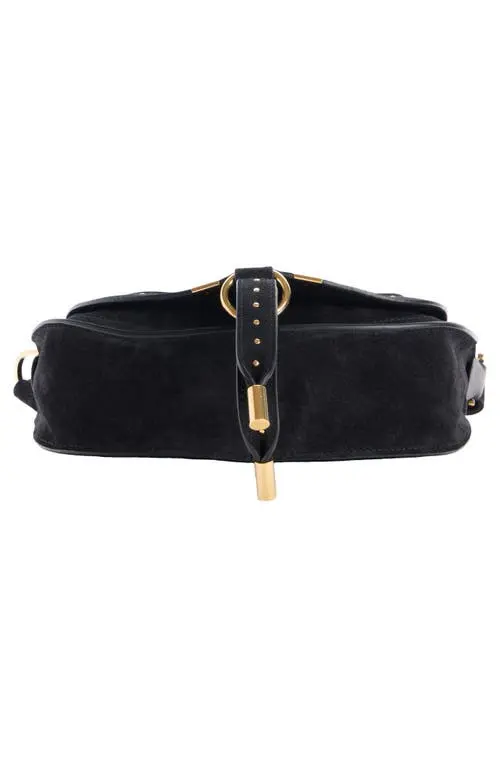 Chloé Mini Marcie Suede Camera Shoulder Bag