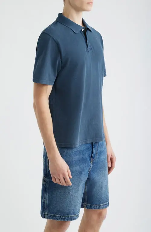 CORRIDOR Brushed Cotton Piqué Polo