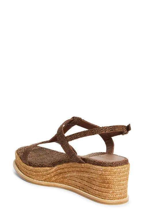 JIMMY CHOO Theia Wedge Sandal - Tan