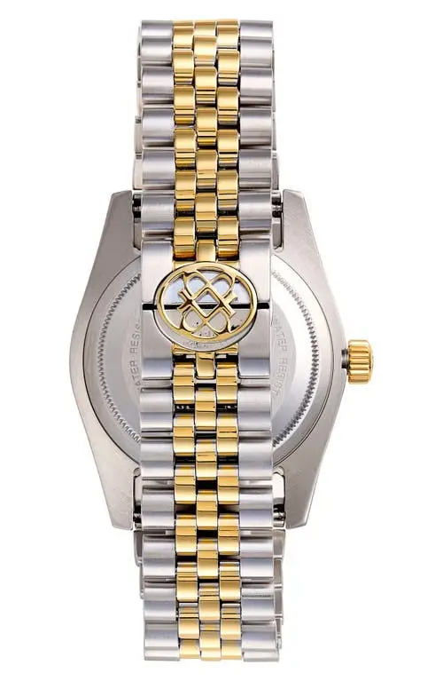 PASCAL Diamond Stainless Steel Bracelet Watch - Gold