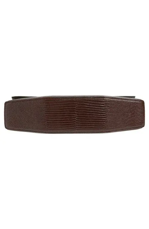 TOTEME Lizard Embossed Leather Top Handle Bag