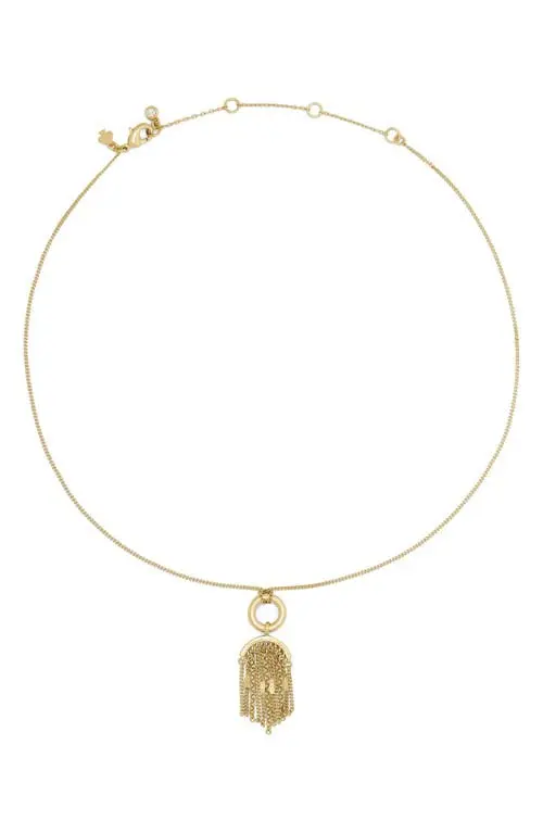Kate Spade New York Chain Reaction Tassel Pendant Necklace