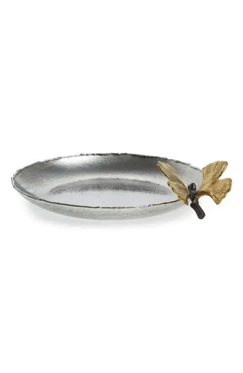 Michael Aram Butterfly Ginkgo Tray - Metallic Silver
