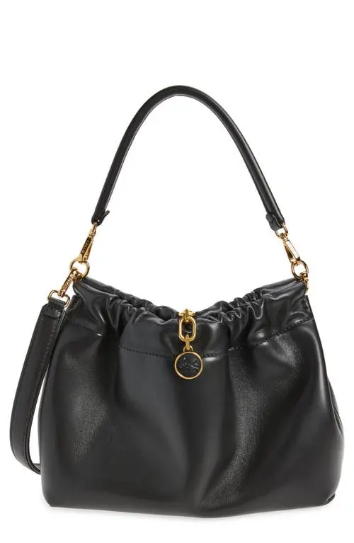 Etro Medium Vela Blossom Shoulder Bag - Black