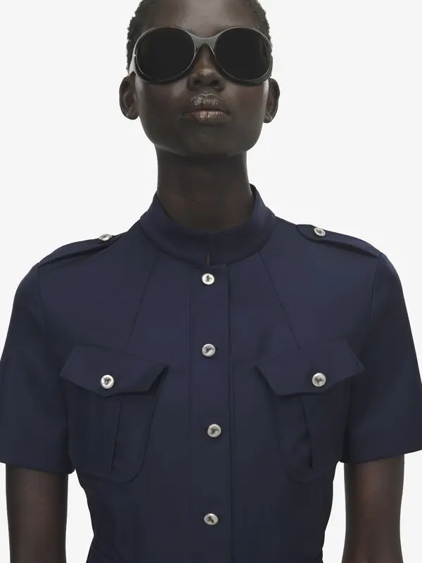 Alexander McQueen Kate Round Sunglasses