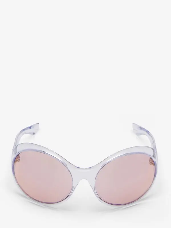 Alexander McQueen Kate Round Sunglasses - Pink
