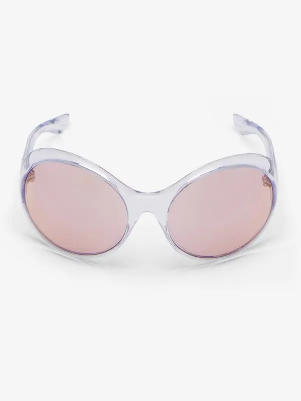 Alexander McQueen Kate Round Sunglasses - Pink