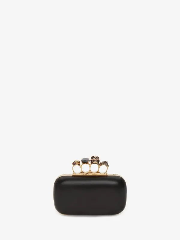 Alexander McQueen Knuckle Clutch With Chain