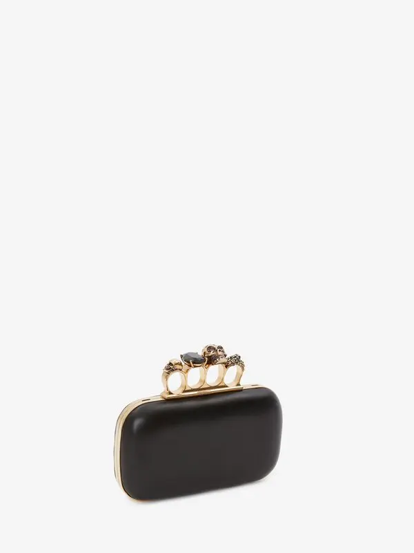 Alexander McQueen Knuckle Clutch With Chain