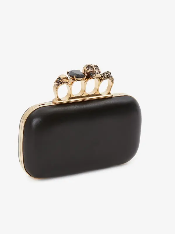 Alexander McQueen Knuckle Clutch With Chain