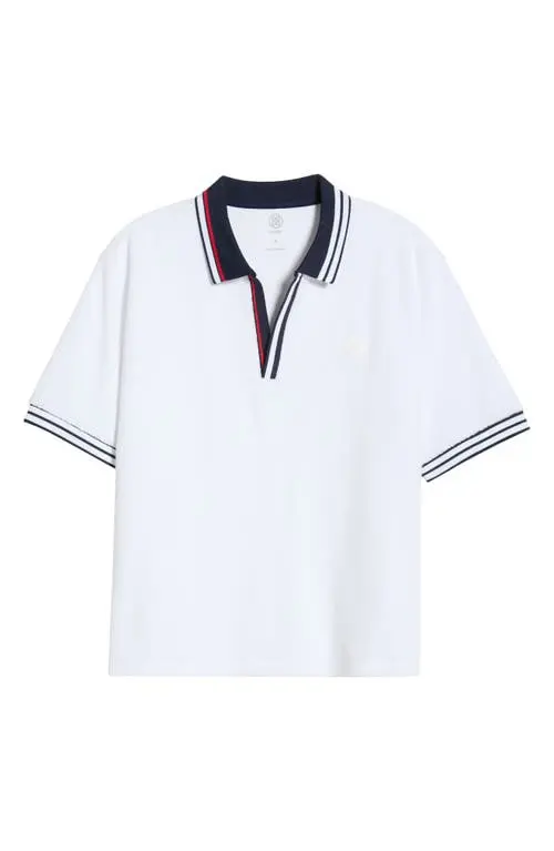 G/fore Circle G Johnny Collar Cotton Blend Terry Polo