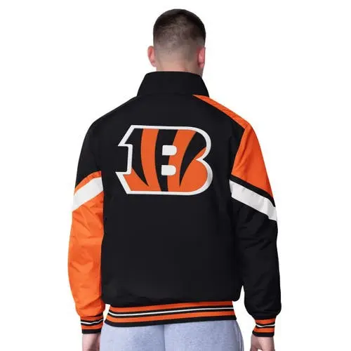 G-III EXTREME Cincinnati Bengals Strong Arm Reversible Full-zip Jacket
