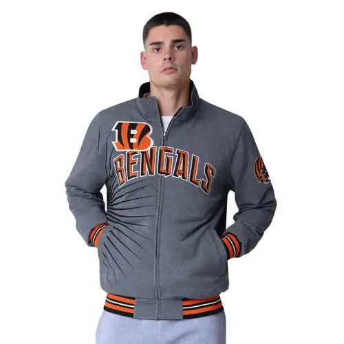 G-III EXTREME Cincinnati Bengals Strong Arm Reversible Full-zip Jacket