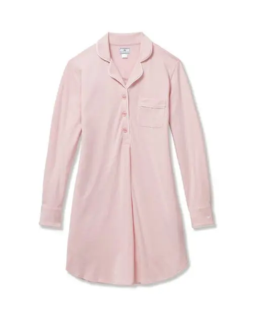PETITE PLUME Pima Maternity Nightshirt - Pink