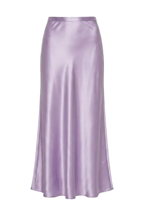 ALYSON EASTMAN A-line Skirt - Lavender