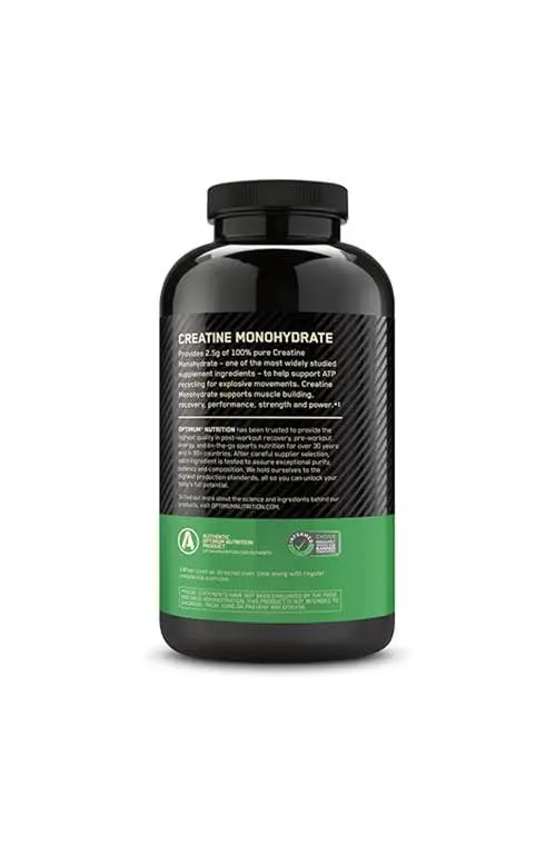 OPTIMUM NUTRITION Micronized Creatine Monohydrate Capsules, Keto Friendly, 2500mg
