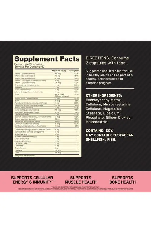 OPTIMUM NUTRITION Opti-women Multivitamin For Active Women, 120 Capsules