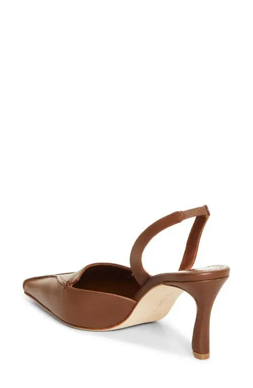 Manolo Blahnik Cleosli Pointed Toe Slingback Pump