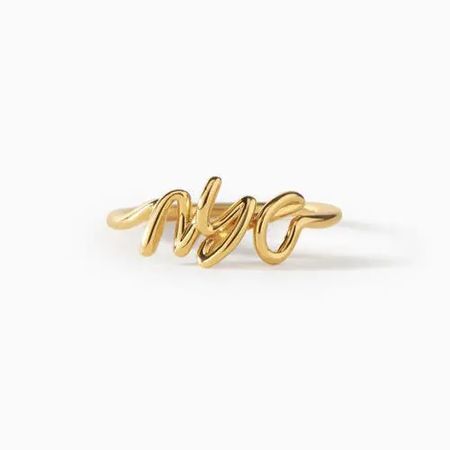 ORA ANA The Empire Ring Vermeil Or Polished Silver - Sterling Silver