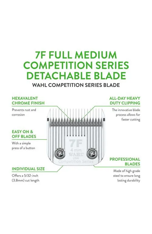 WAHL 7f Detachable Blade With 1/4" Cut Length