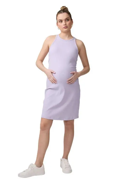 INGRID & ISABEL On-the-move Active Maternity Mini Dress - Iris