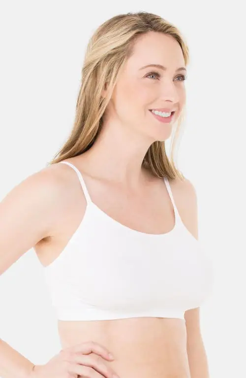 Ingrid & Isabel® Ingrid & Isabel Smocked Linen Shorts - White
