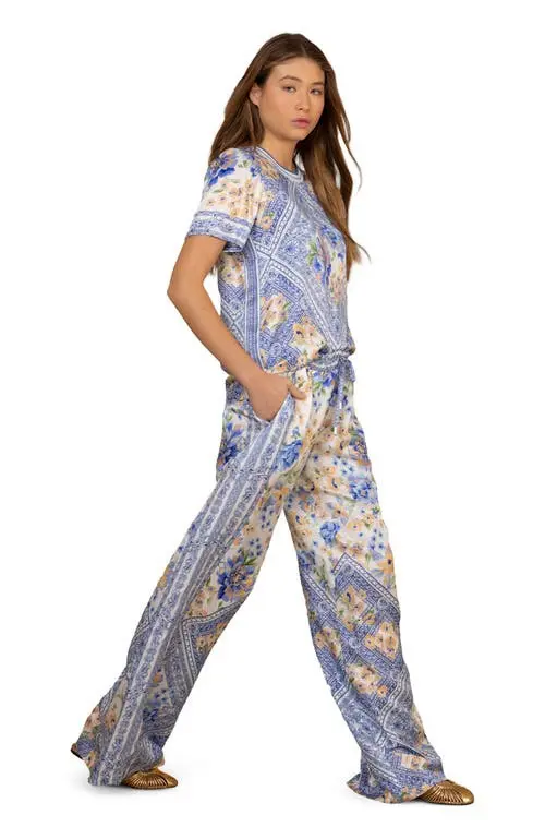 Hale Bob Yasmin Silk Charmeuse Pant
