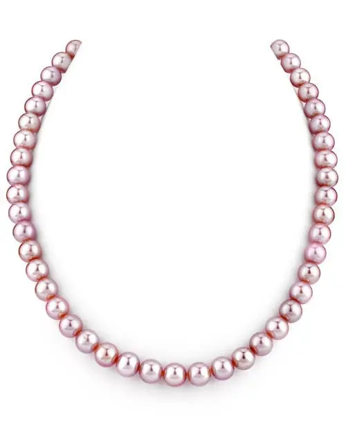 THE PEARL SOURCE 6.5-7.0mm Freshwater Pearl Necklace - Sterling Silver Clasp