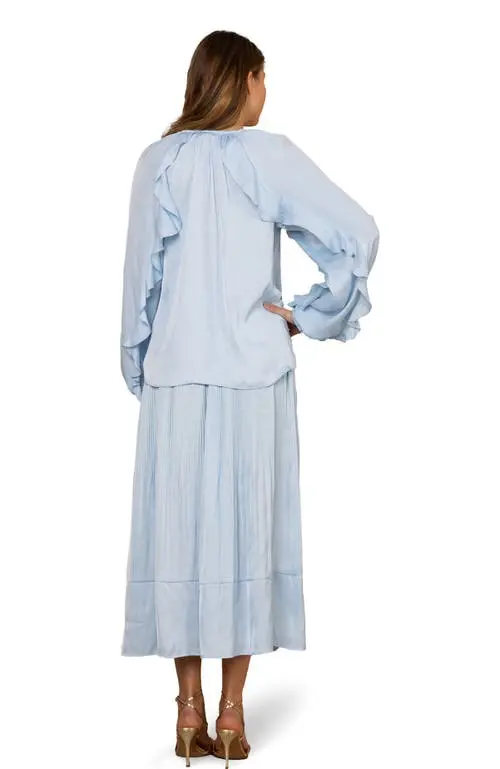 Hale Bob Rin Charmeuse Top - Blue