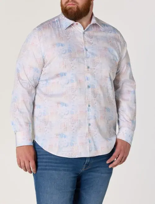 ROBERT GRAHAM BY DXL Big & Tall Vista Sport Shirt