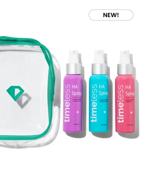 TIMELESS SKIN CARE Mini Hydrating Peptide Spray Spring Set - Green