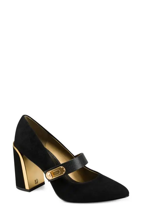 Donna Karan New York Rosey Pointed Toe Mary Jane Pump - Black