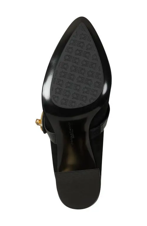 Donna Karan New York Rosey Pointed Toe Mary Jane Pump - Black