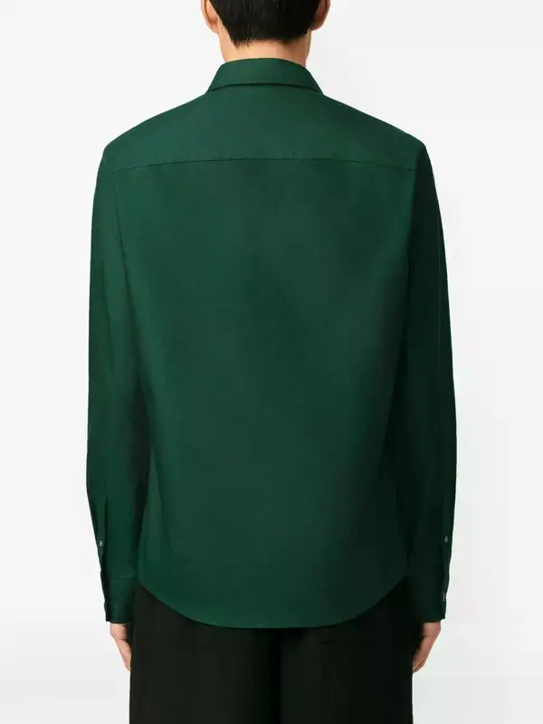 AMI Paris Cotton Shirt With De Coeur