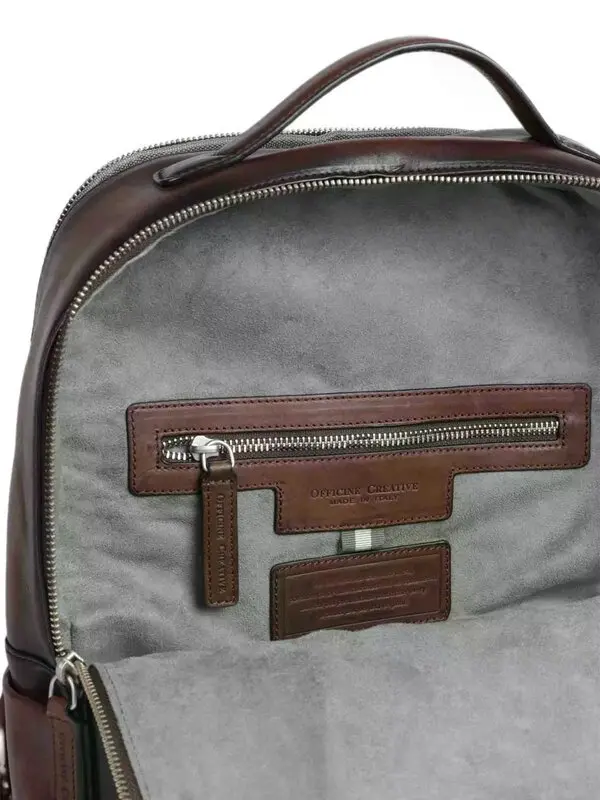 Officine Creative Smooth Leather Backpack