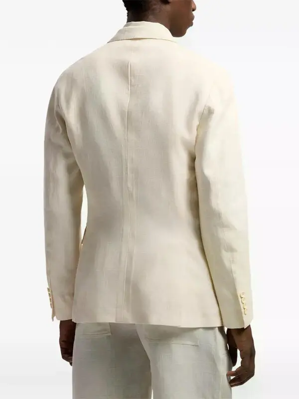 Ralph Lauren Purple Label Hadley Single-breasted Pocket Blazer