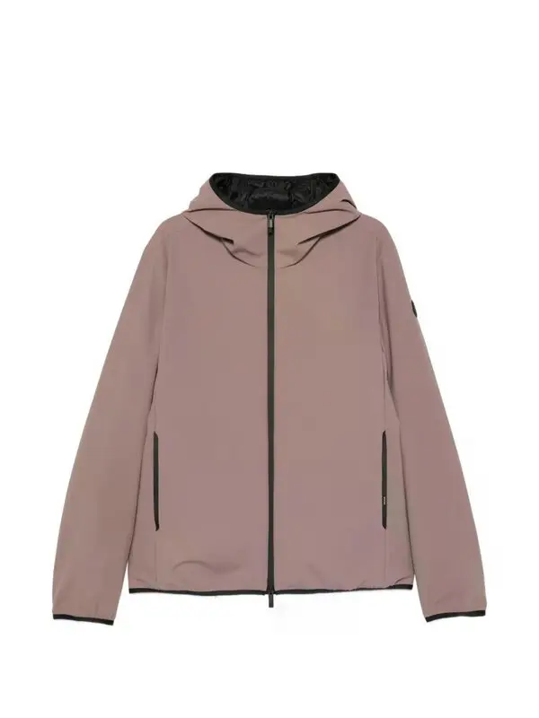 Moncler Ciampolin Hooded Down Jacket - Brown