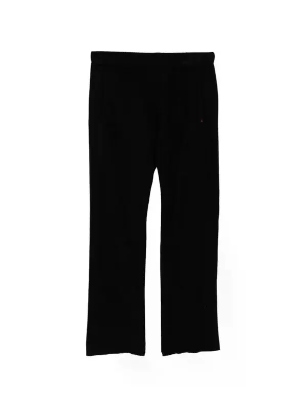 MA+ Cross-embroidered Track Pants - Black