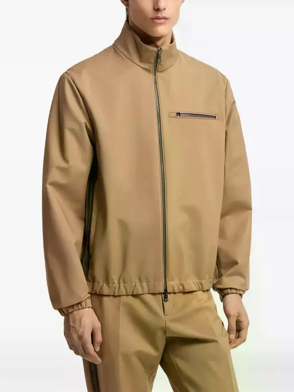 Moncler Fourioun Cotton Blend Short Jacket - Neutrals