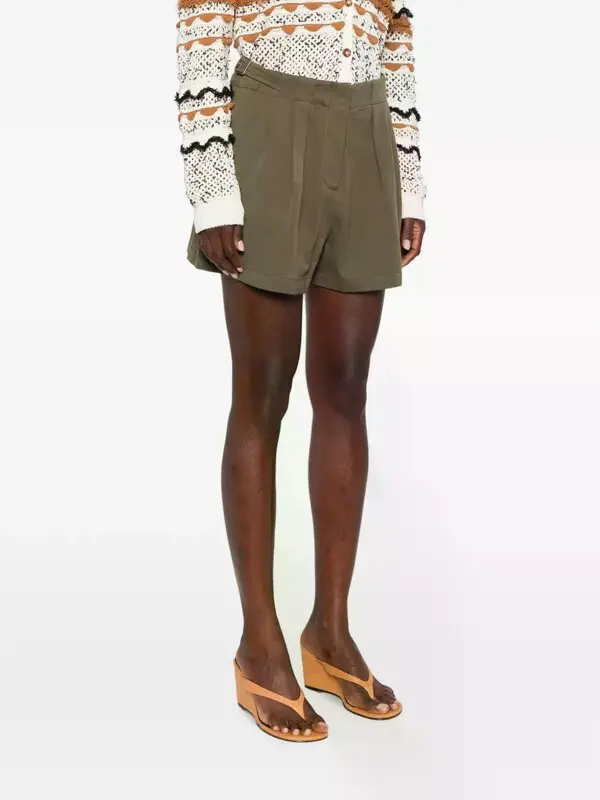 Ulla Johnson Pleated Pocket Shorts