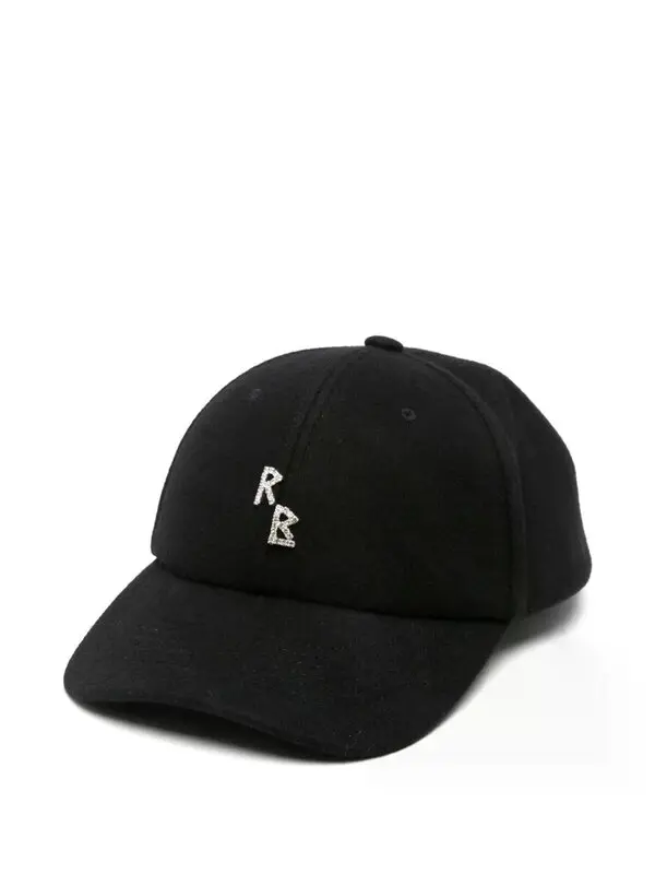 Ruslan Baginskiy Crystal-embellished Baseball Cap - Black