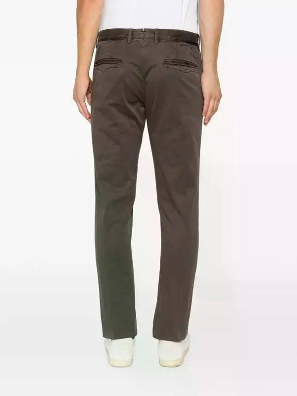 Incotex Belt Loops Tapered Leg Trousers