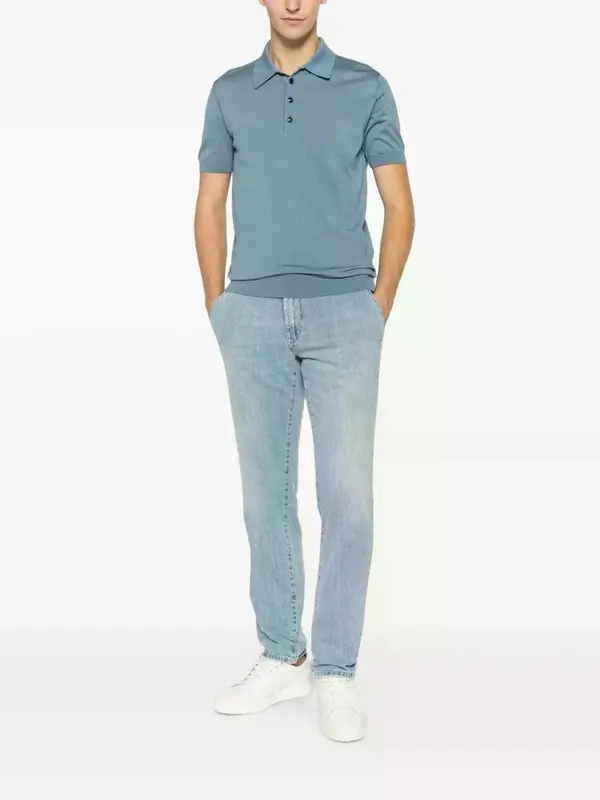 Incotex Faded Effect Jeans
