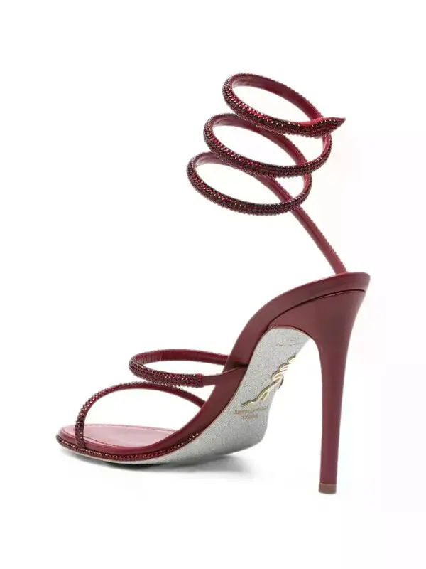 Rene Caovilla Cleo Crystal-embellished Sandals