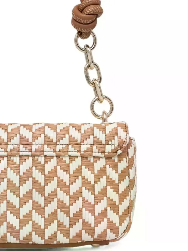 Guess Tessi Woven Chevron Tote Bag - Neutrals