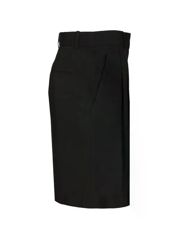 Khaite Auggie Virgin-wool Shorts