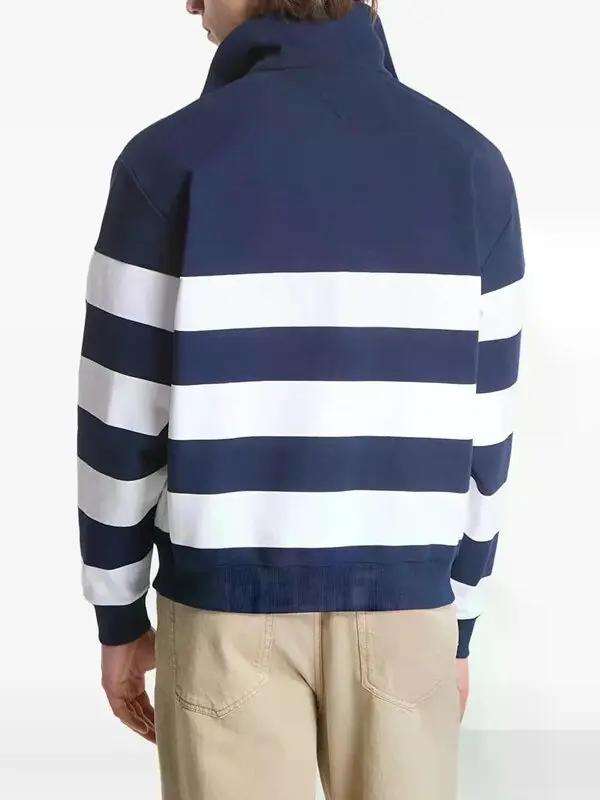 Tommy Hilfiger Striped Quarter-zip Sweater